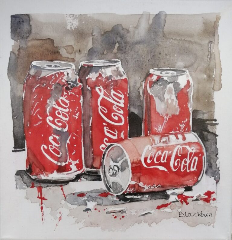 Coco Cola Still Life – Watercolor Art Southern Africa