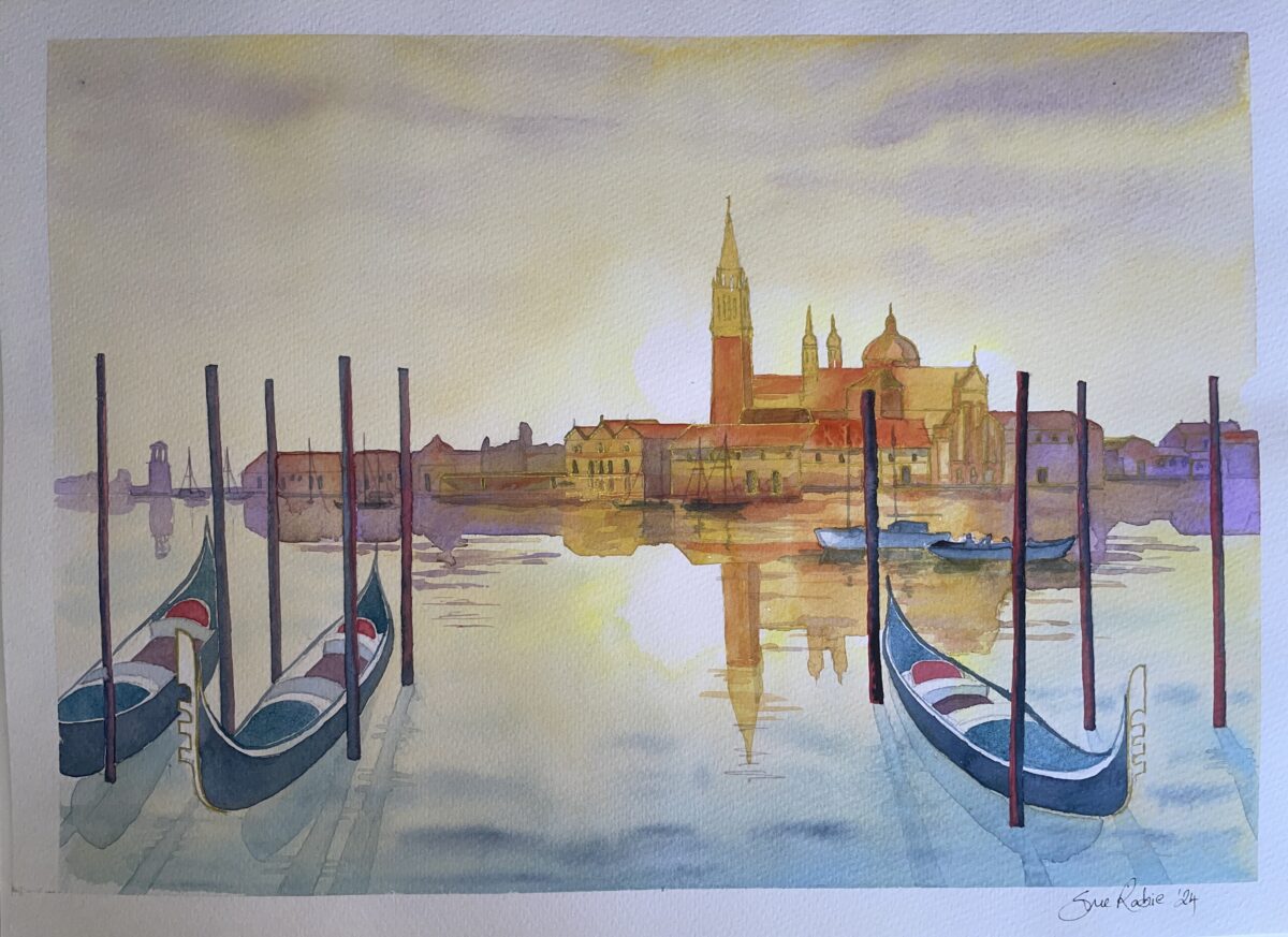 Venice Red – Watercolor Art Southern Africa